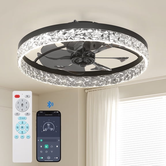 Mena 54 in. LED Ceiling Fan, Indoor Light Blade, For Outside Room ...