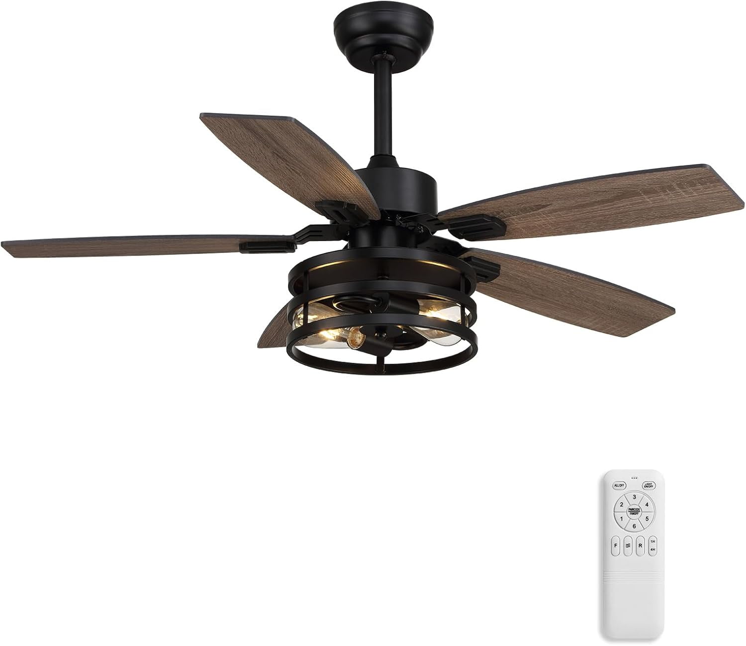 Ceiling Fans with Lights and Remote/APP Control, Small Ceiling Fan for ...
