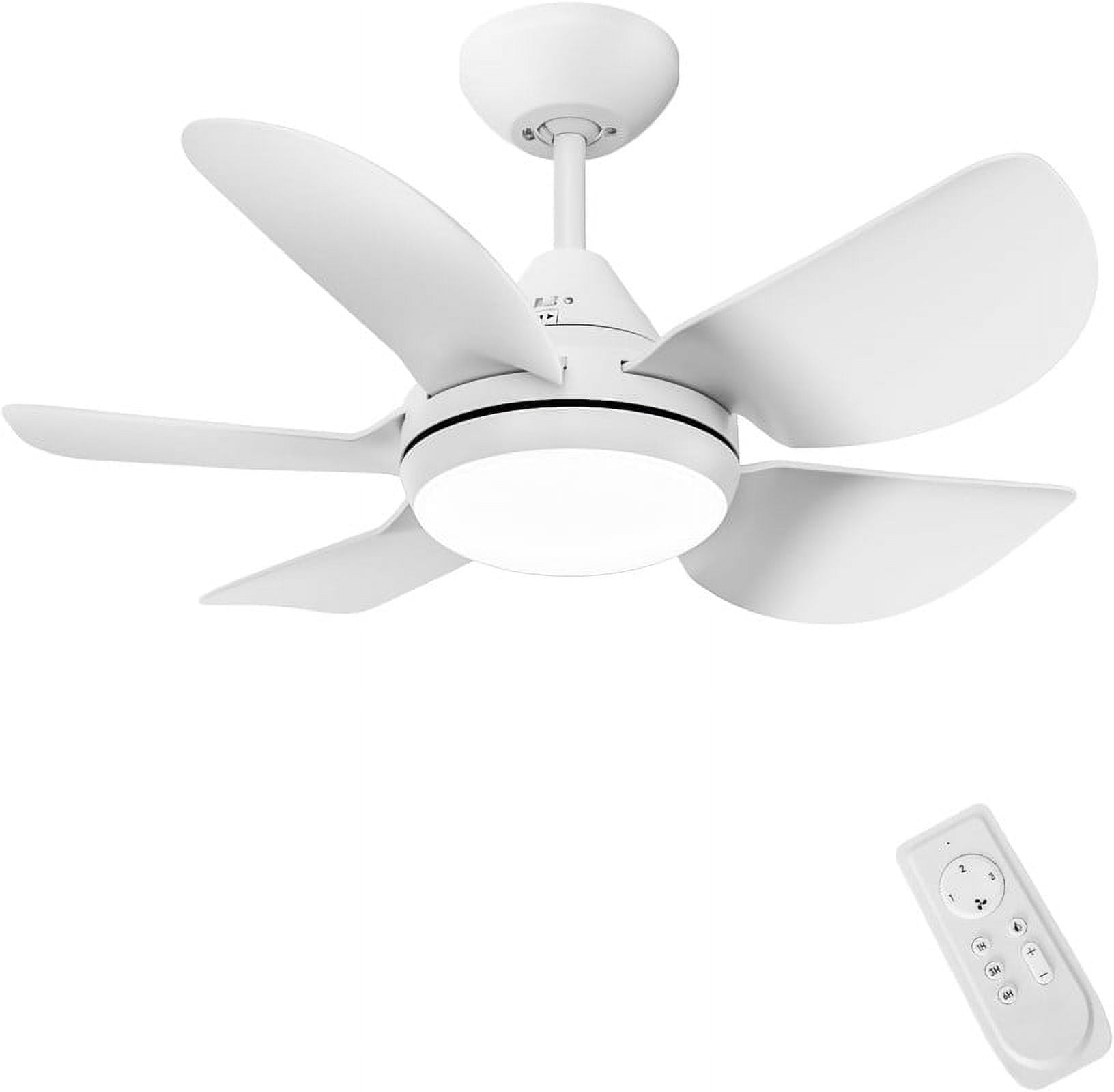 Ceiling Fans with Lights and Remote - Socket Fan Light with Dimmable ...