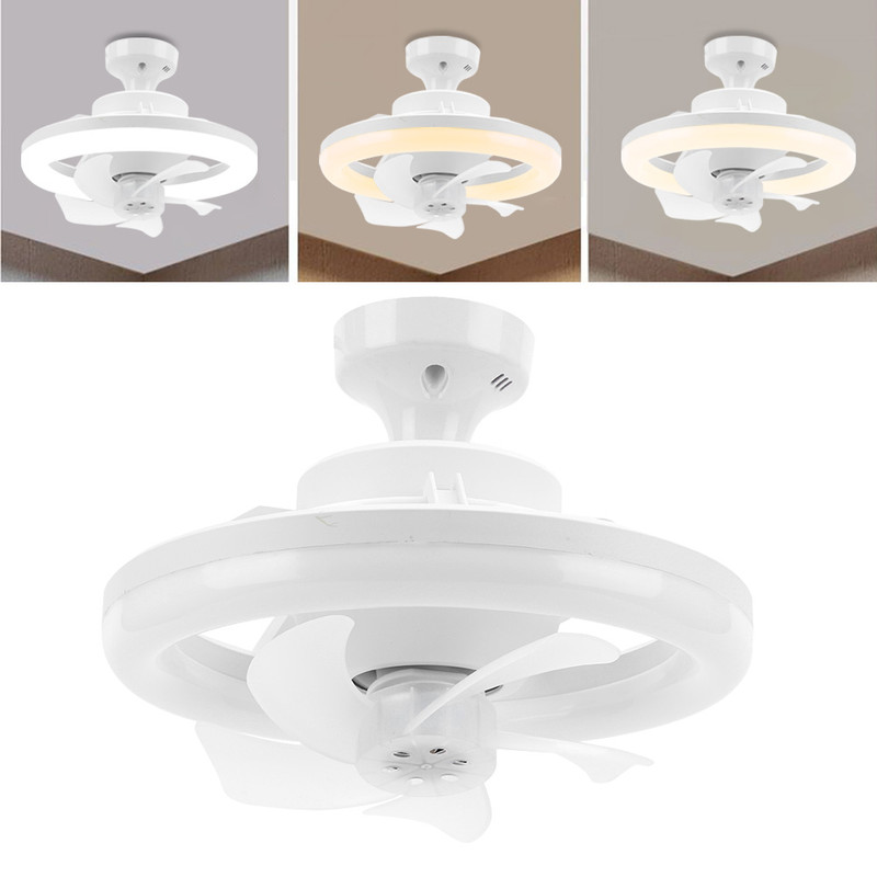 Ceiling Fans with Light 3 Colors Dimmable Remote Control Low Profile ...