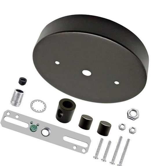 Ceiling Fixture Canopy Set Plate With Hardware Replacement Light Canopy ...