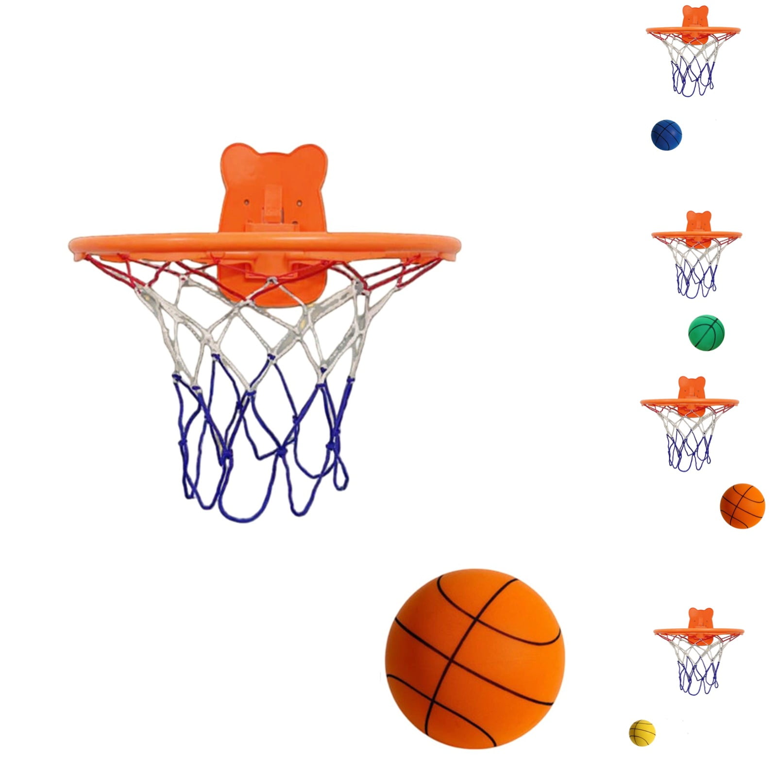 Ceiling Hanging Basketball Hoop, Mini Indoor Basketball Game for ...