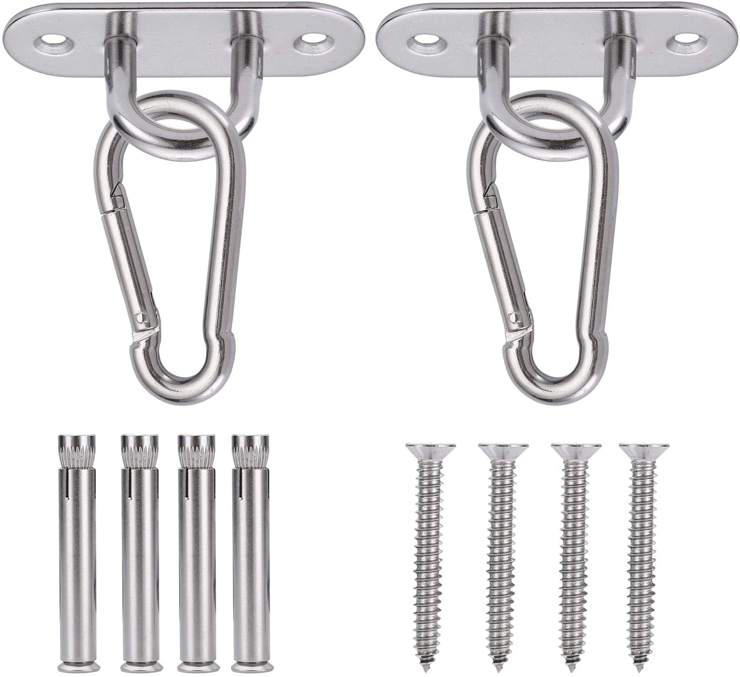 Ceiling Hook - 2 Pieces Heavy Duty Hooks for Concrete/Wood, 450kg Load ...