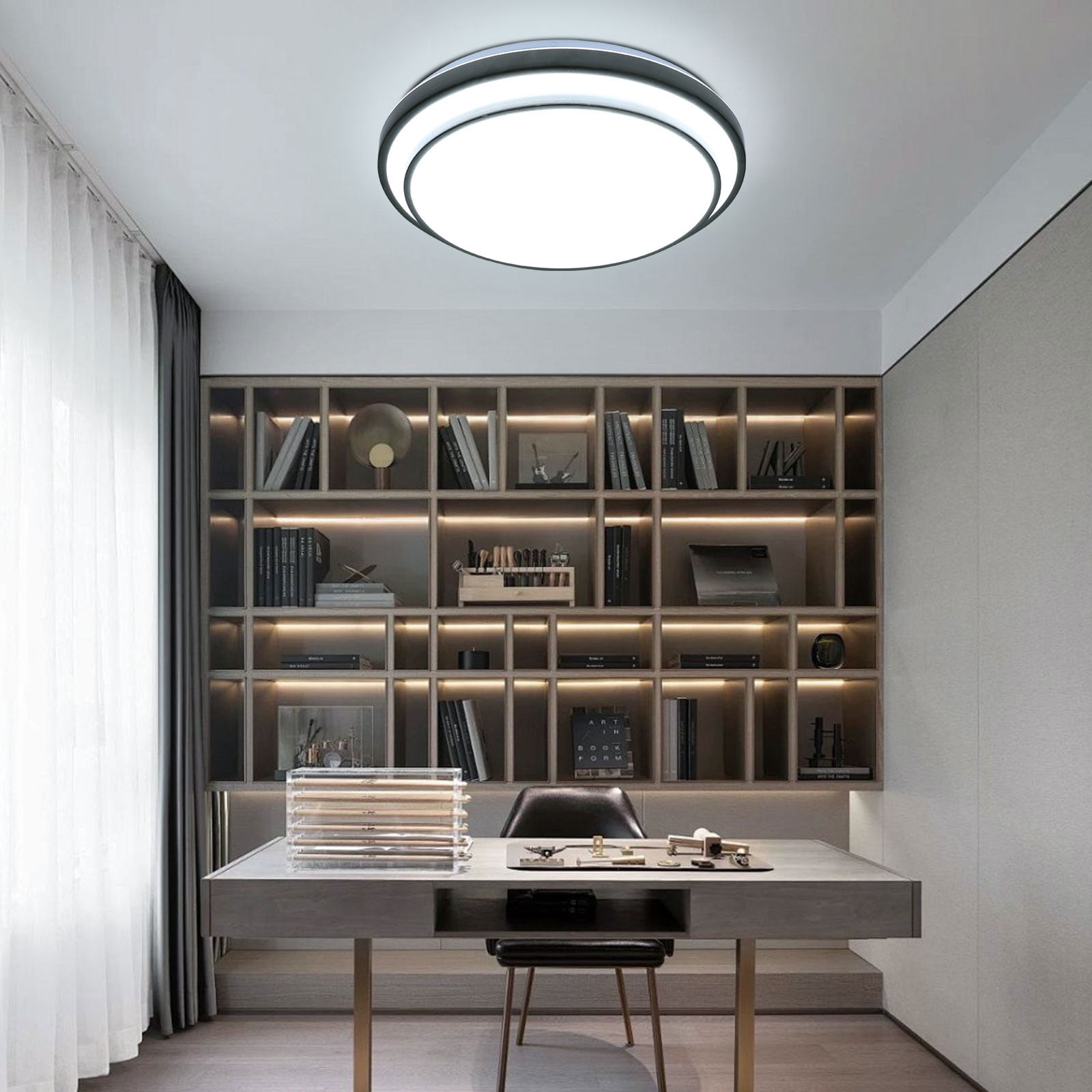 Ceiling Lamp, Dimmable LED Ceiling Light with Remote Control 50W ...