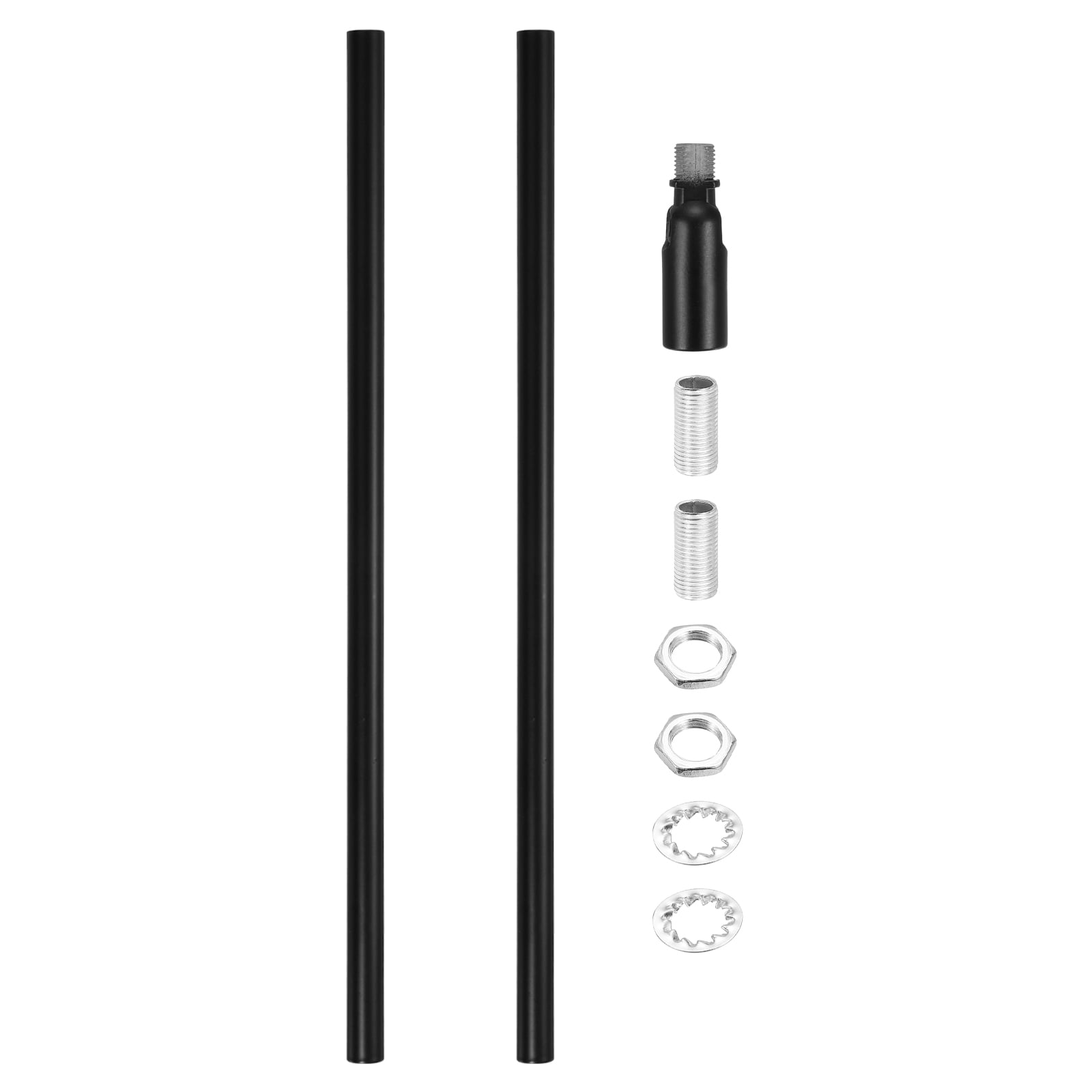 Ceiling Lamp Extension Rod M10x300mm - 2 Pcs Straight Pipe Lamp Stems ...