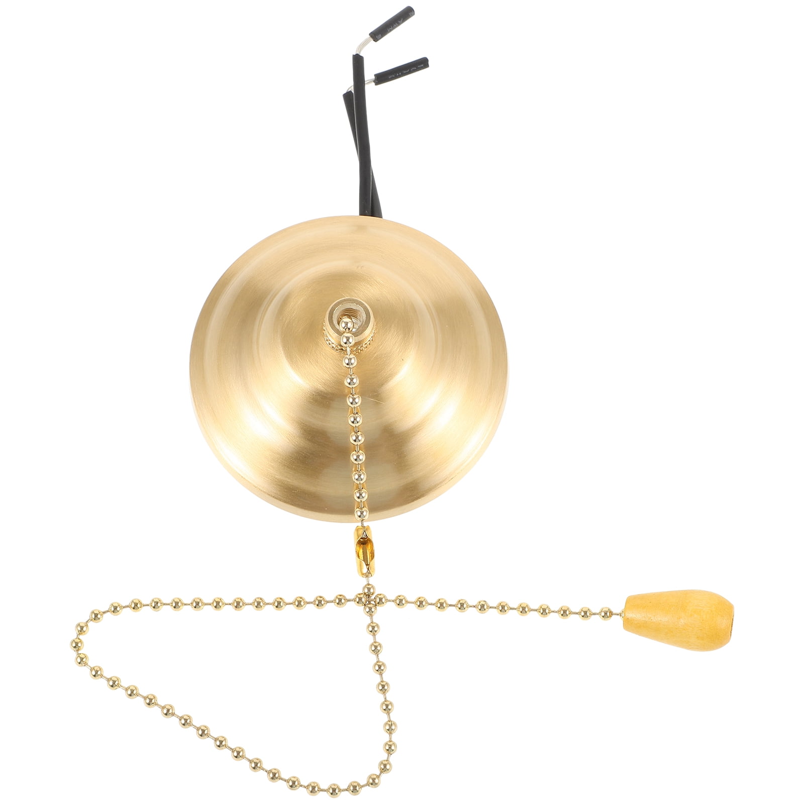 MLINS Golden Wood and Copper Light Pull Switch Convenient Pull Chain ...