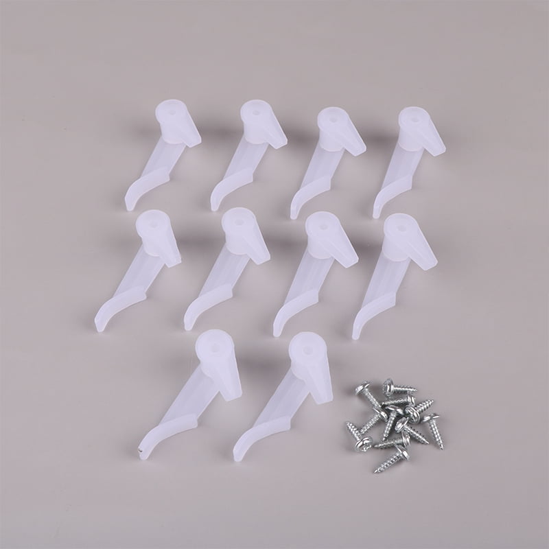 Ceiling Light Clip Clamps With Screws Lampshade Fixed Clamp Plastic ...