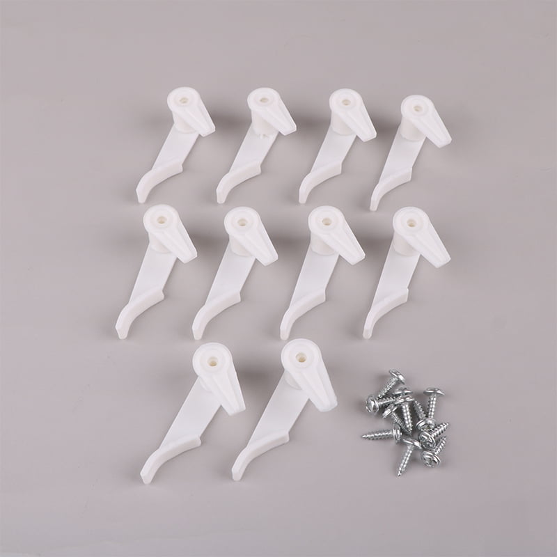 Ceiling Light Clip Clamps With Screws Lampshade Fixed Clamp Plastic ...