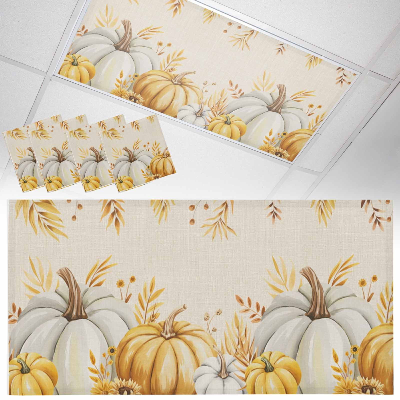 Ceiling Light Cover for Classroom, Fall Thanksgiving Magnetic ...