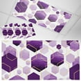 Ceiling Light Cover for Classroom, Purple White Gold Geometric Magnetic ...