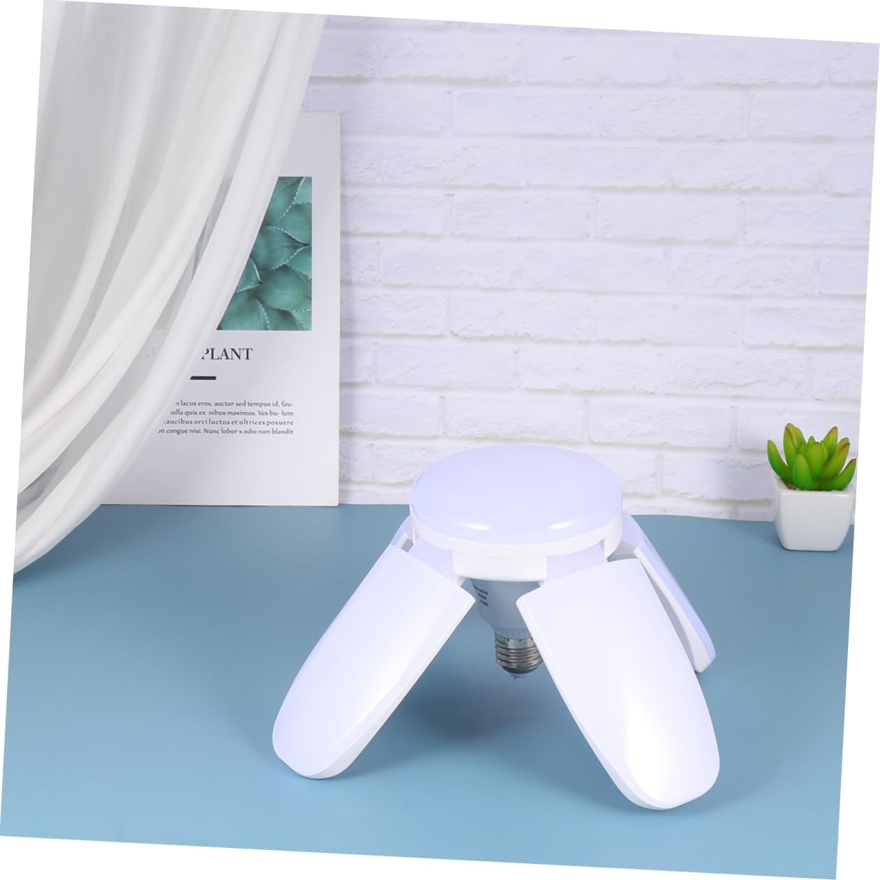 Ceiling Light, Foldable LED Pendant Lights, No Flicker E27 LED Bulb 360 ...