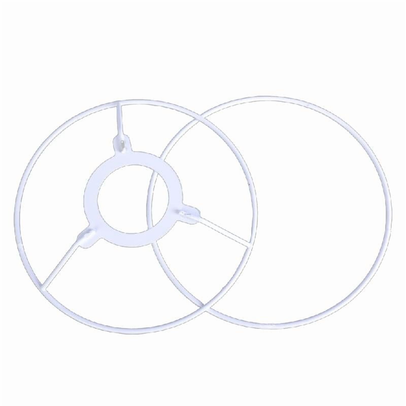 Ceiling Light Frame Lamp Shade Holder Round Metal Rings Lamp Shade ...