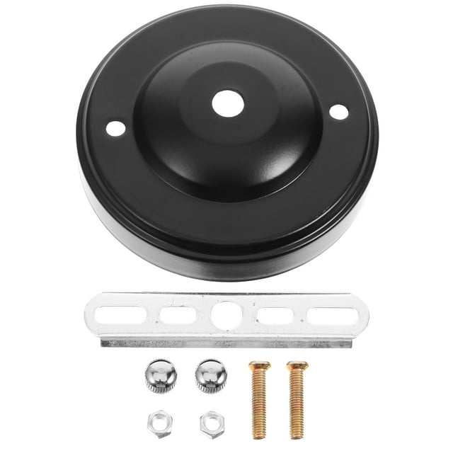 Beaupretty Light Fixture Cover Plate Iron 1 Set Black For Home ...