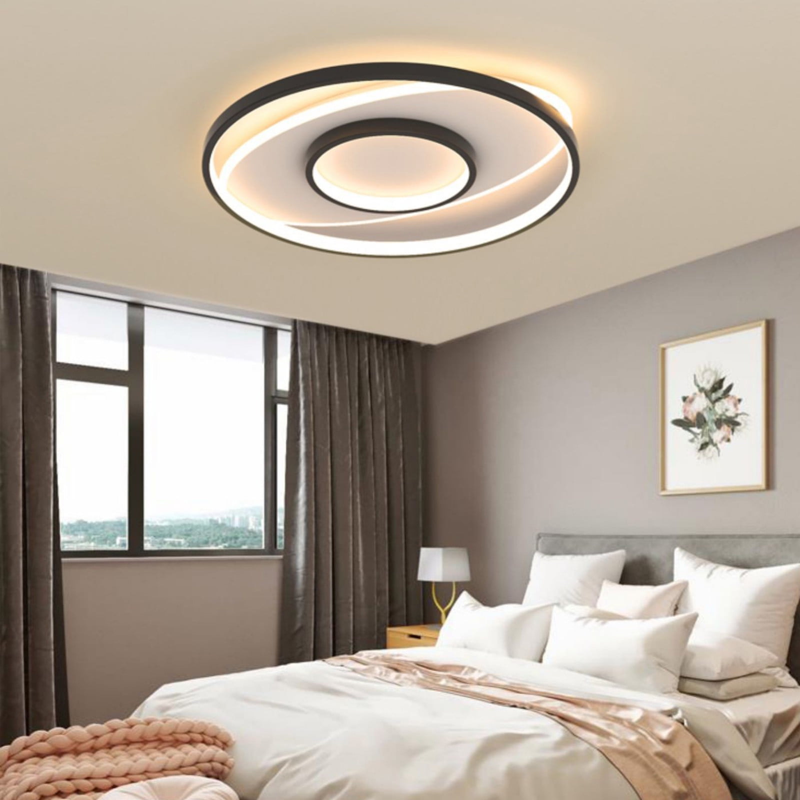 Ceiling Lights Three Kinds Of Lighting Effects Nordics Wind Creatives Fashion Bedroom Ceiling ...