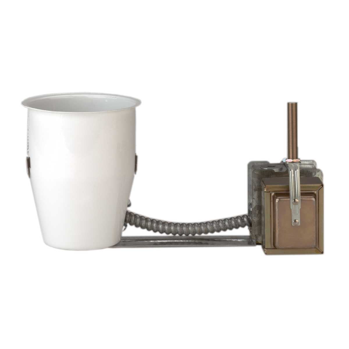 Ceiling Lights White Metal Recessed Light Cannister | Renovator's ...