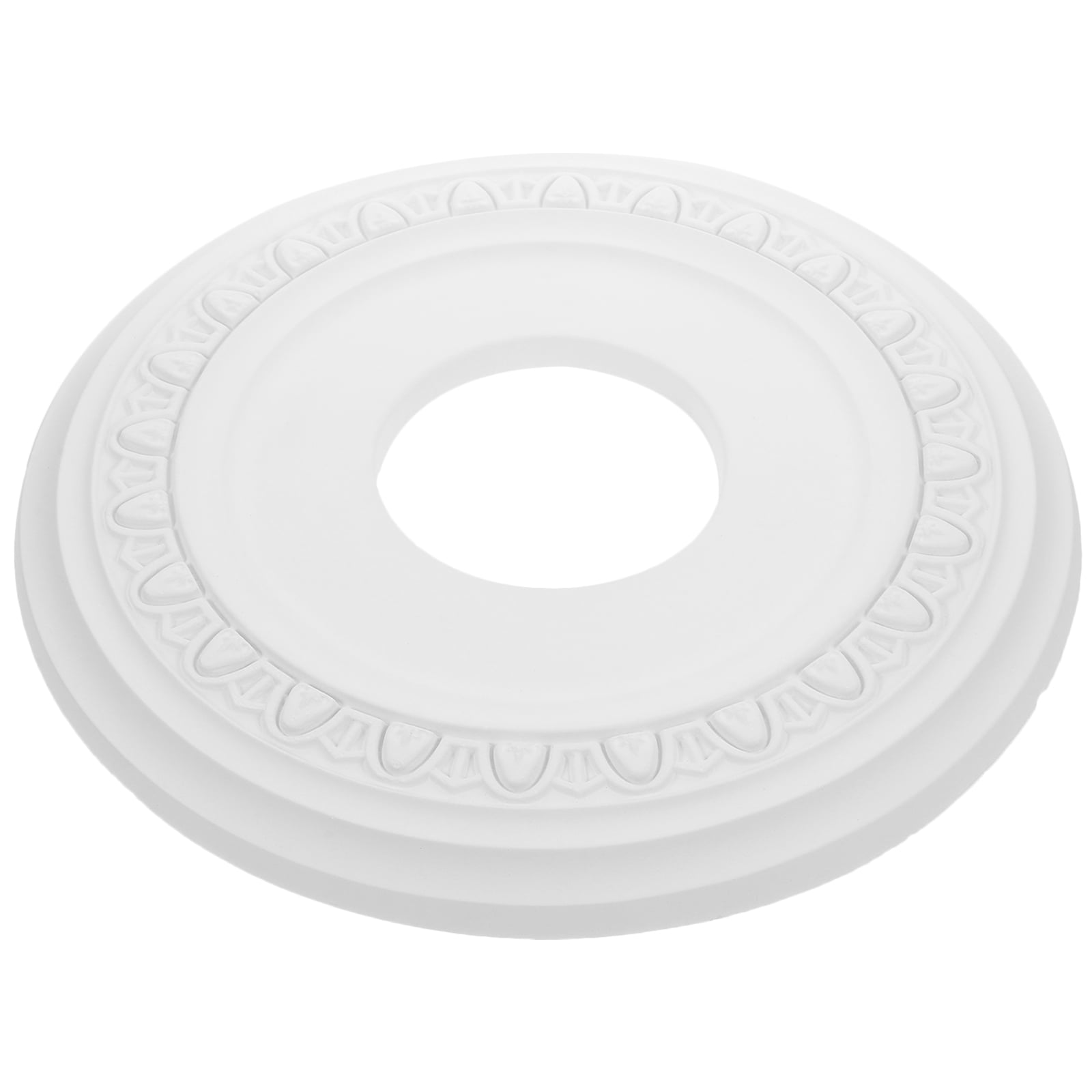 Ceiling Medallion 12 Inch PU Ceiling Cover Plate Canopy Light Plate ...