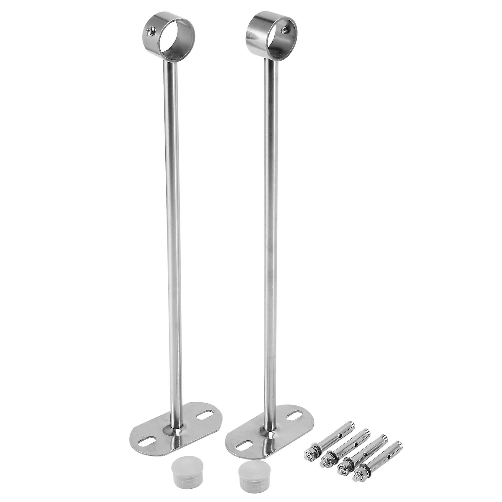 Ceiling-Mount Bracket, Wardrobe Pipe Bracket, 25mm Dia, Wardrobe Rod ...