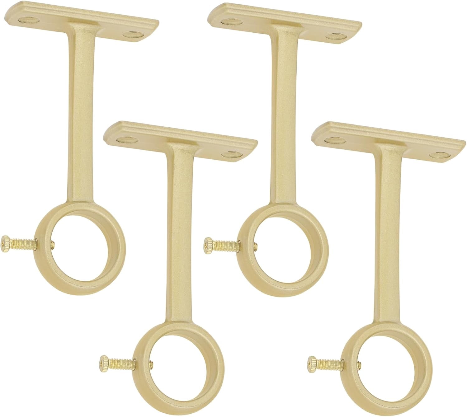 Ceiling-Mount Curtain Rod Brackets, Heavy Duty Ceiling and Wall Curtain ...