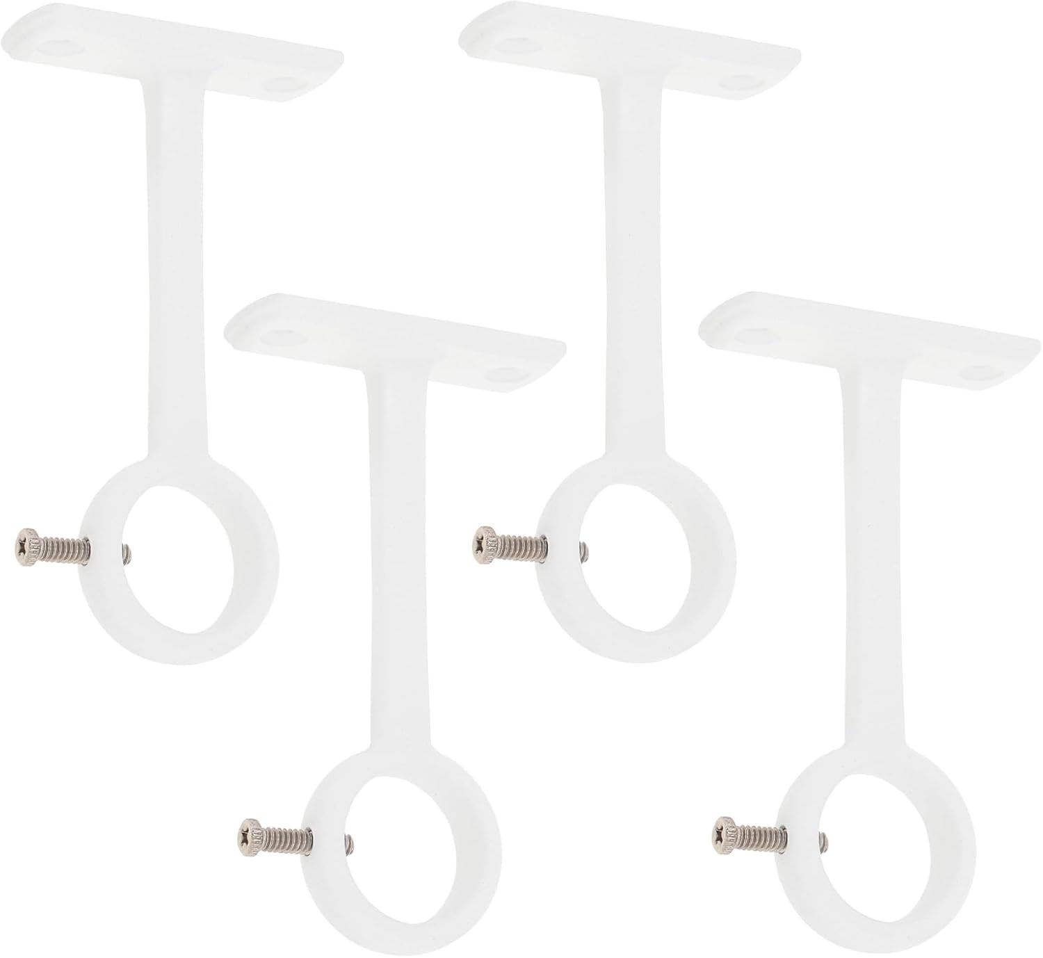 Ceiling-Mount Curtain Rod Brackets, Heavy Duty Ceiling and Wall Curtain ...