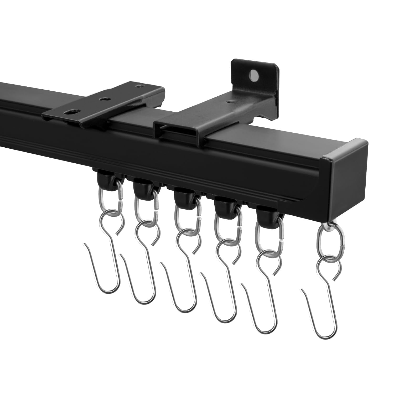 Ceiling Mount Curtain Track System for Room Divider, Heavy Duty ...