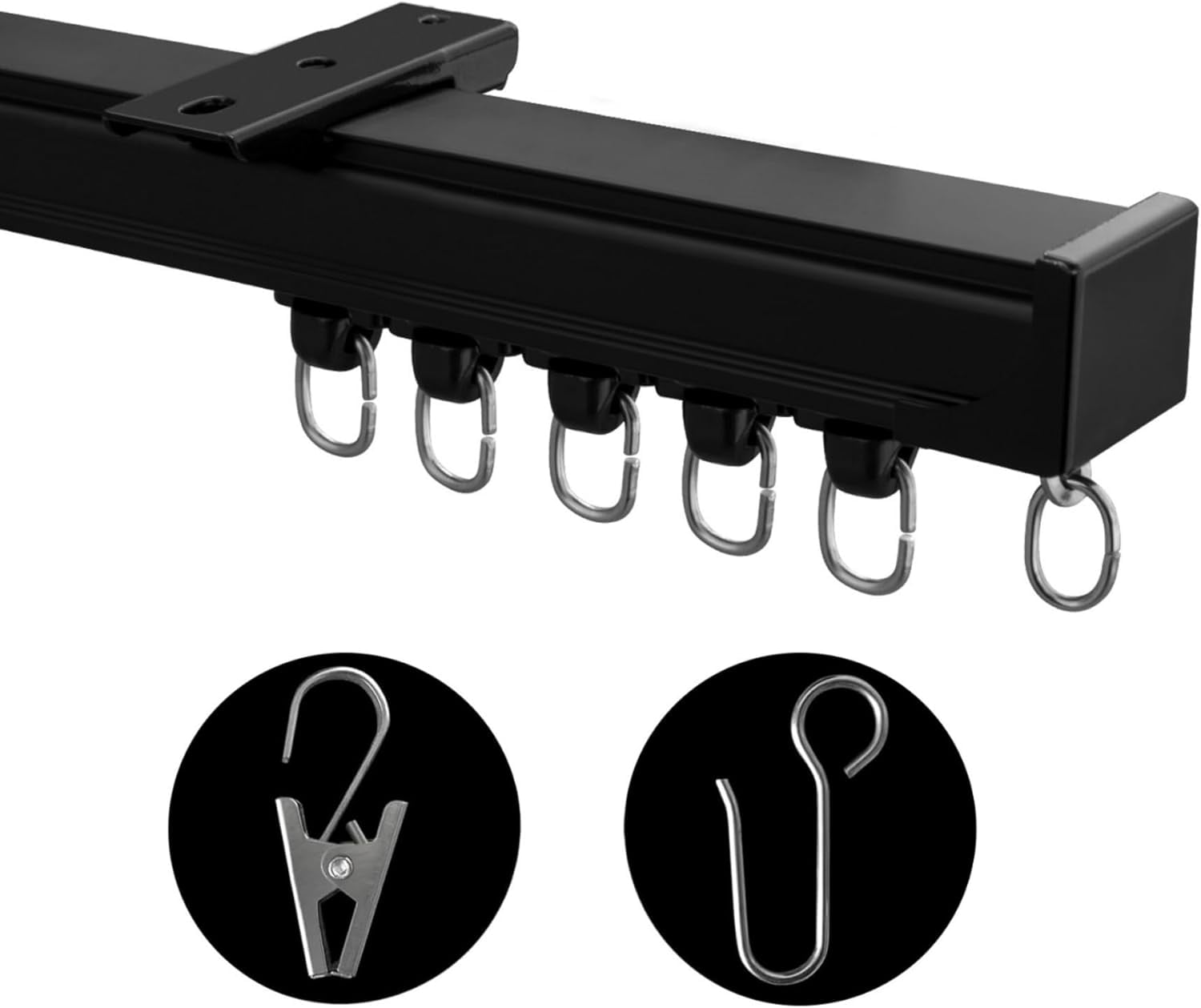 Ceiling Mount Curtains Track Room Divider Privacy Partition Separator ...