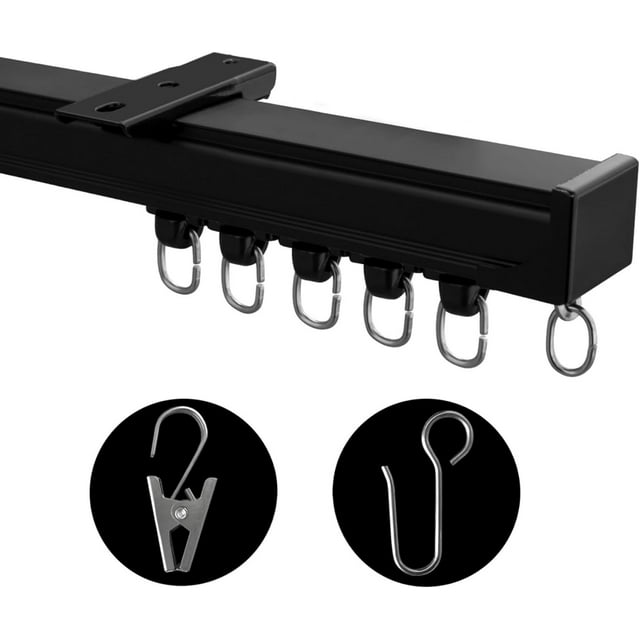 Ceiling Mount Curtains Track Room Divider Privacy Partition Separator ...