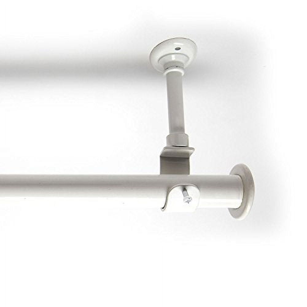 Ceiling Mount Curtain Rod - Wall Mounted With Bracket - Heavy-duty ...