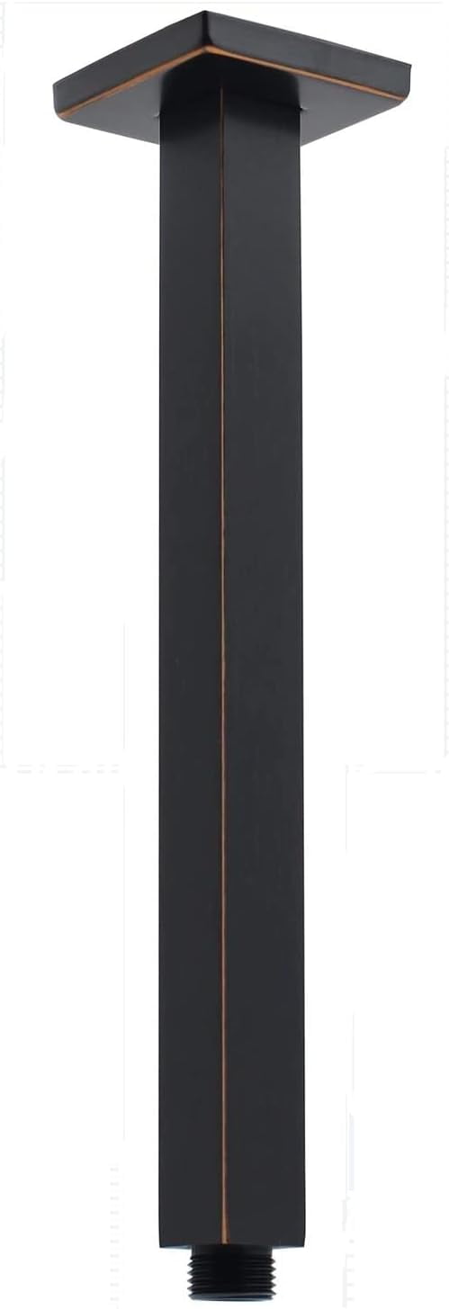 Ceiling Mount Rain Shower Extension Arm with Flange 20 Square Straight ...