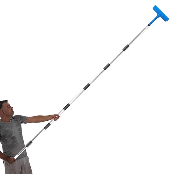 Ceiling Paint Roller Kit with 9FT Extension Pole 10 Inch Roller No Drip ...