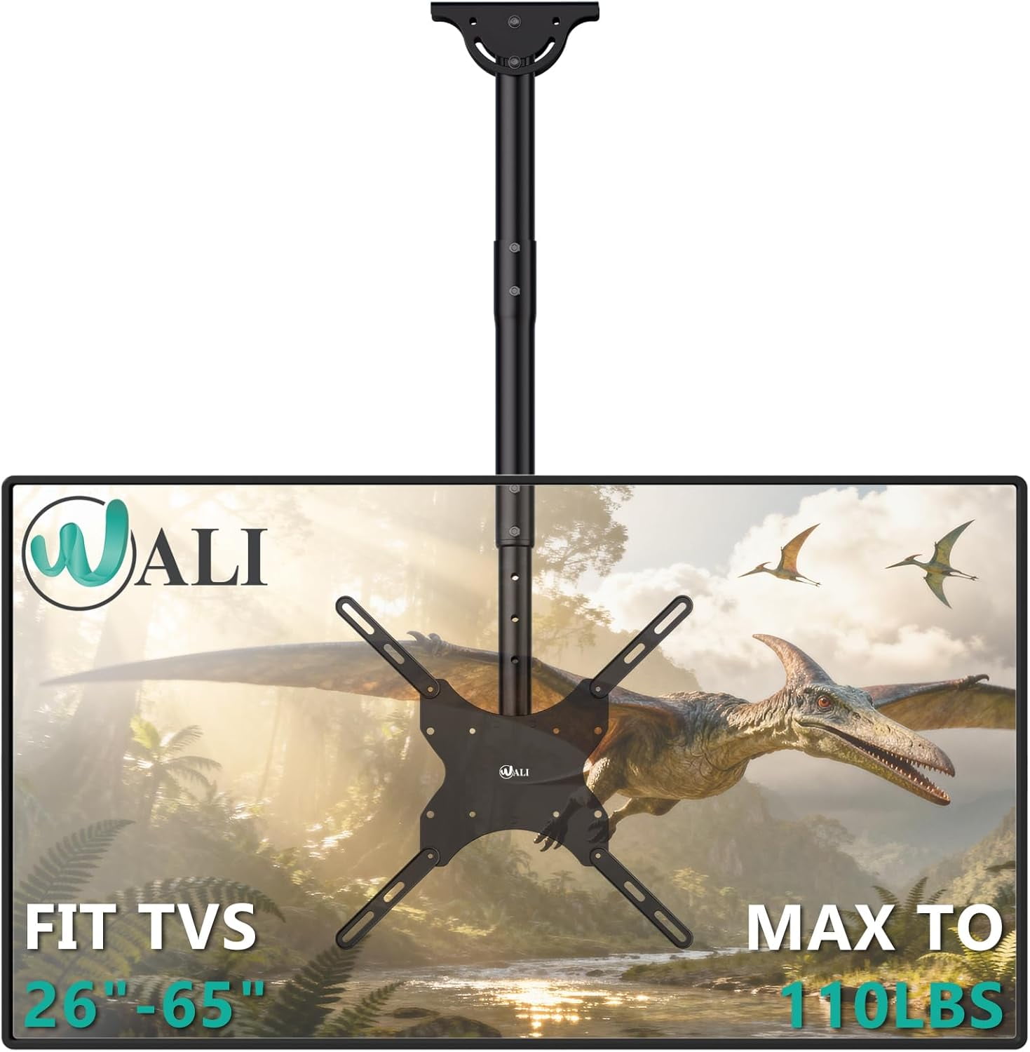 Ceiling TV Mount for 26-65 Inch LCD LED OLED 4K TVs, Hanging Pole ...