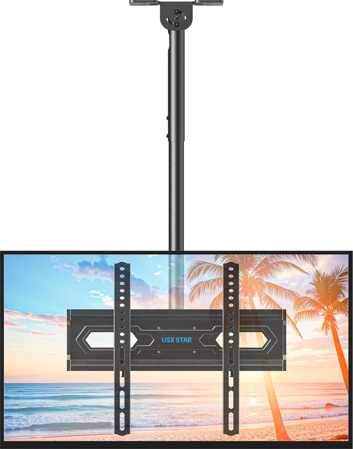 Ceiling TV Mount for 26-65 inch TVs, 360° Swivel Full Motion Bracket ...