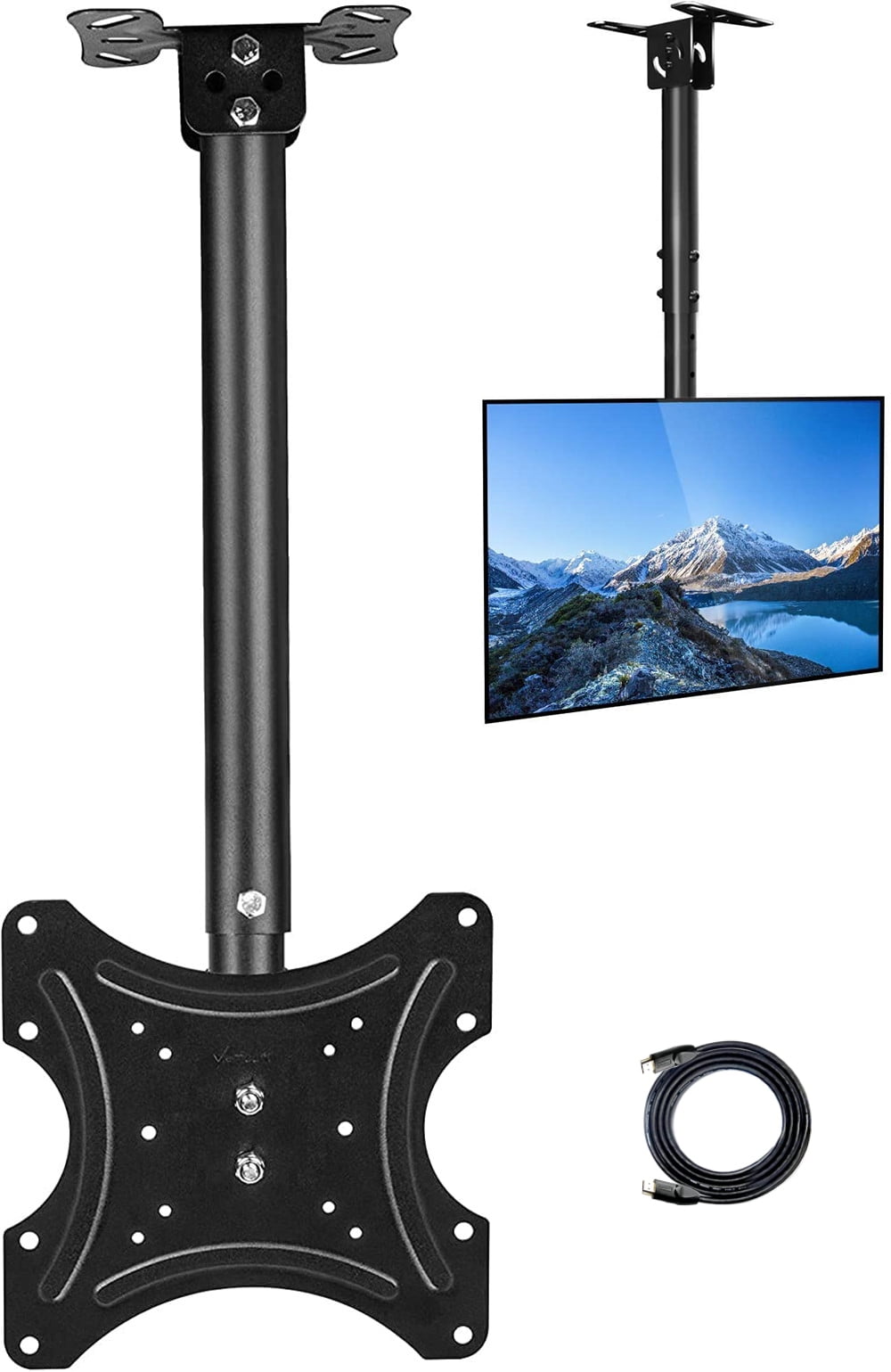 Ceiling TV Mount- Full Motion Hanging TV Mount Bracket Fits 14-32 Inch ...