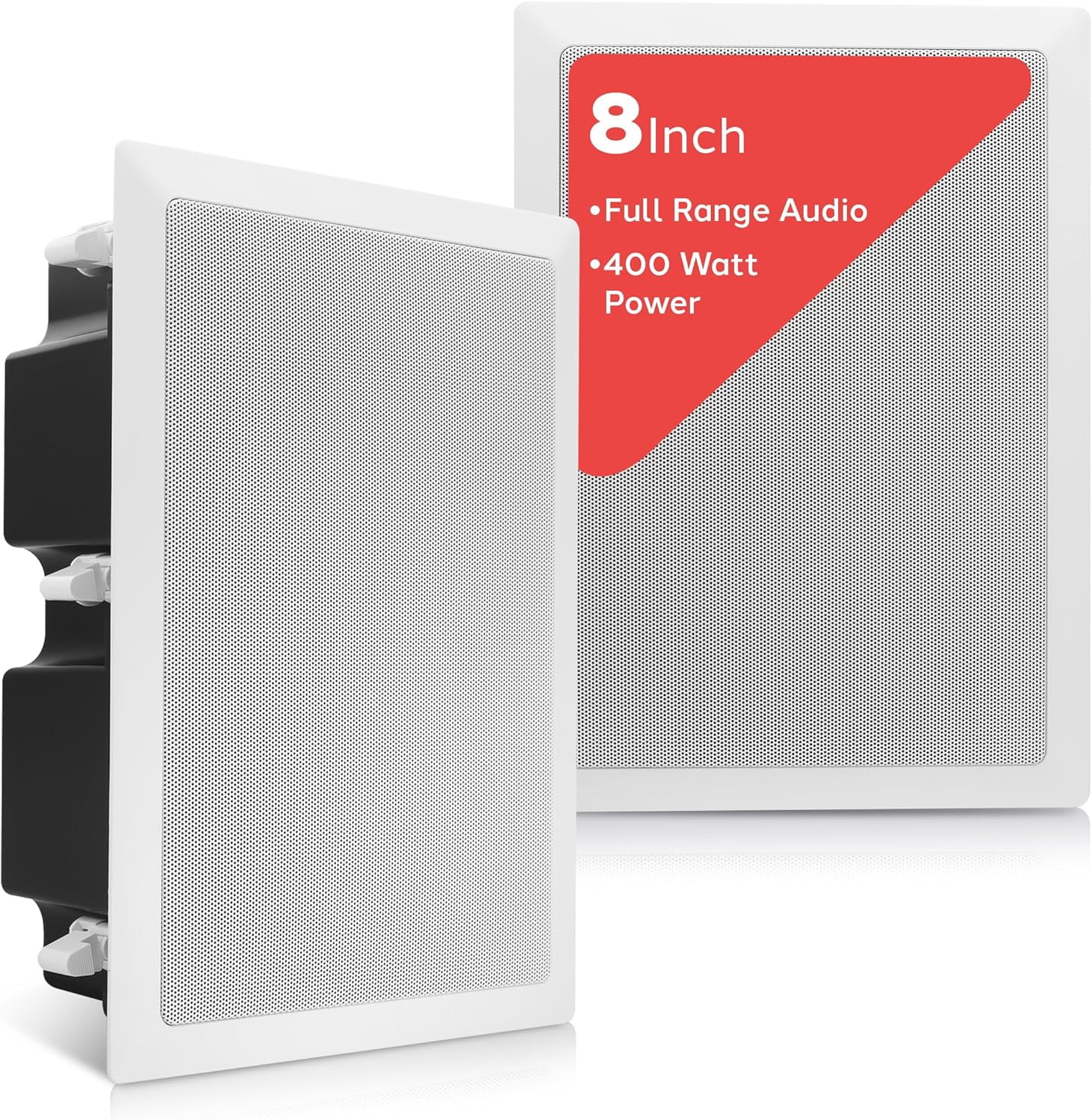 Ceiling Wall Mount Enclosed Speaker 400 Watt Stereo In Wall In