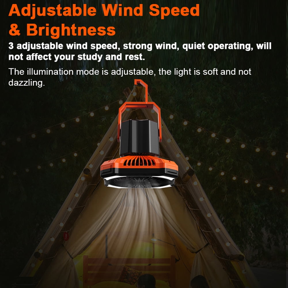 Ceiling fans,Operated Fan Tent 3 Adjustable Wind Fan Tent Portable Usb ...