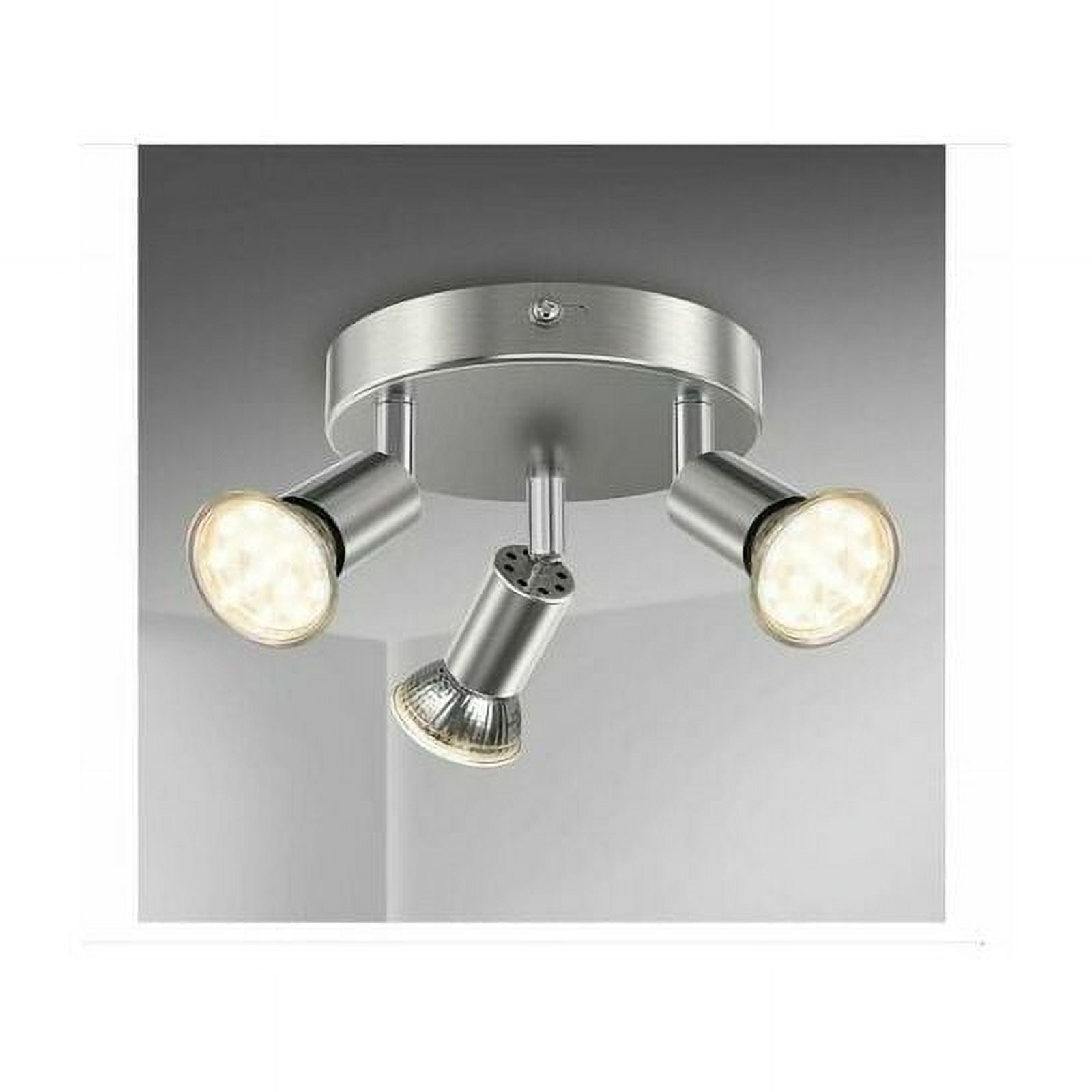 Ceiling light bathroom LED lighting ceiling light SDB chrome 3-point ...