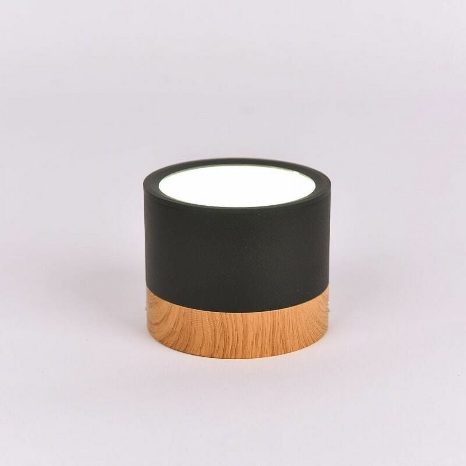 Ceiling light spotlight circular protruding ceiling LED black and white ...