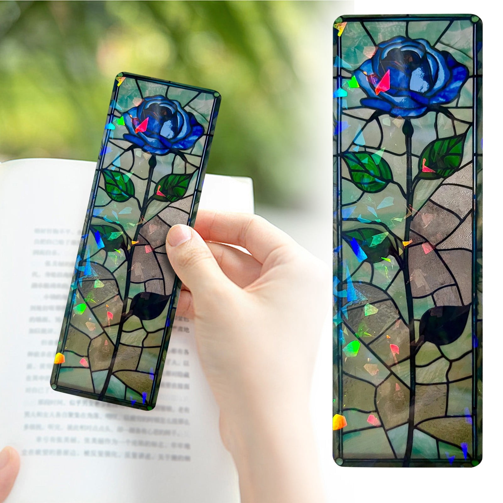 Ceimmol Fun Colorful Rose Bookmark Decoration For Book Lovers Premium ...