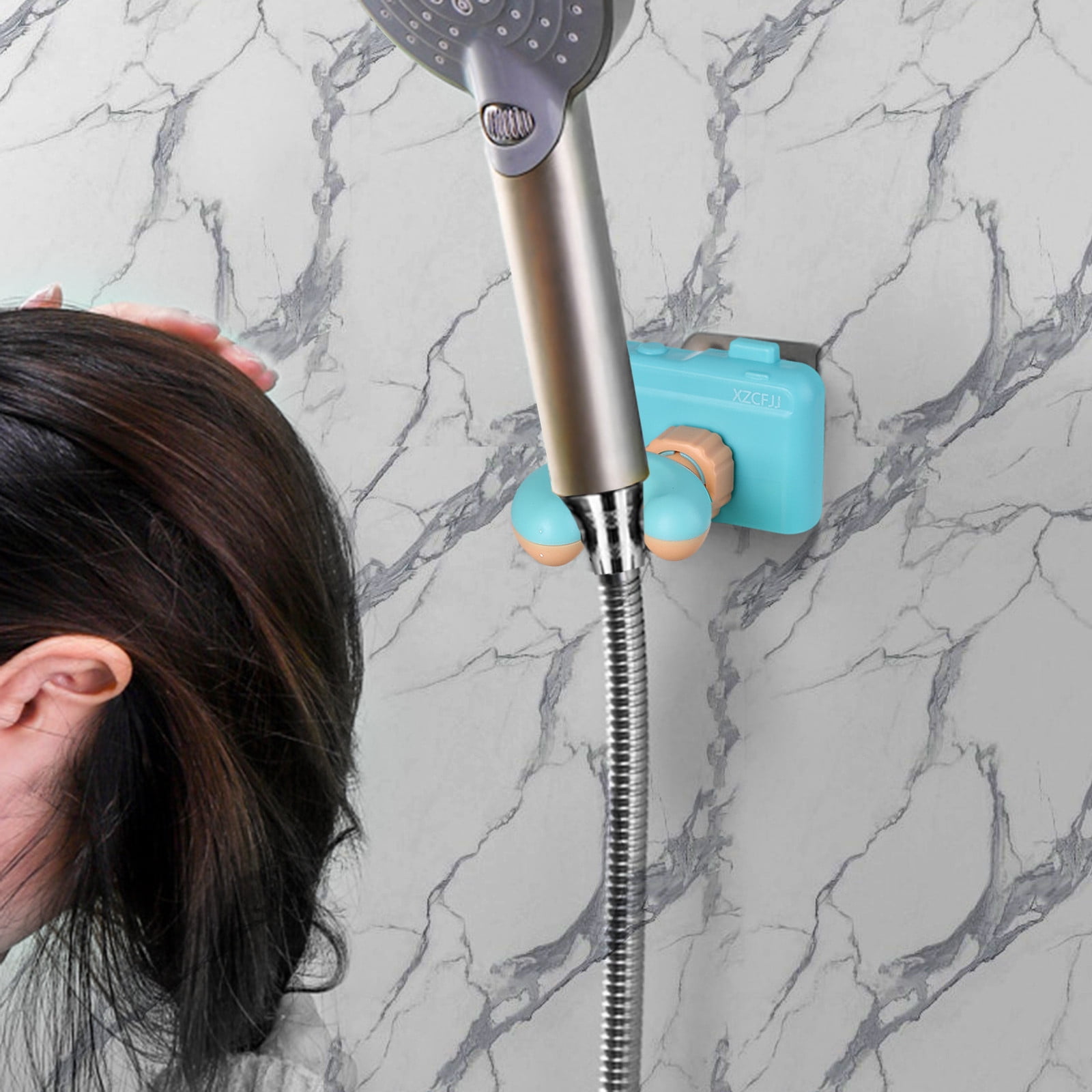 Ceimmol Instant Universal Adjustable Shower Head Stand With Hook Stand ...