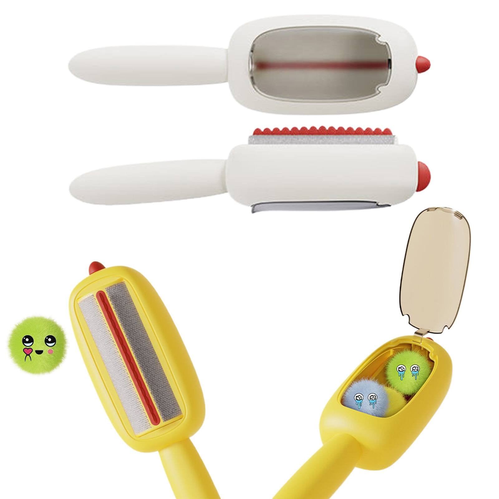 Ceimmol Pet Hair Remover Tool Cute Dinosaur Two Way Dog Lint Remover ...