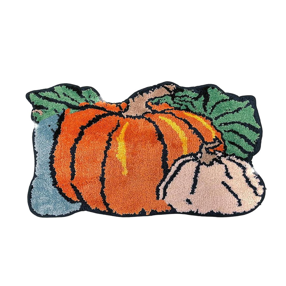 Ceise Thanksgving Fall Bathroom Rugs Non Slip Funny Cute Bath Mats For ...