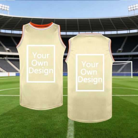Ceisia Customizable Basketball Jersey Tank Top with Trim Multi-Color ...
