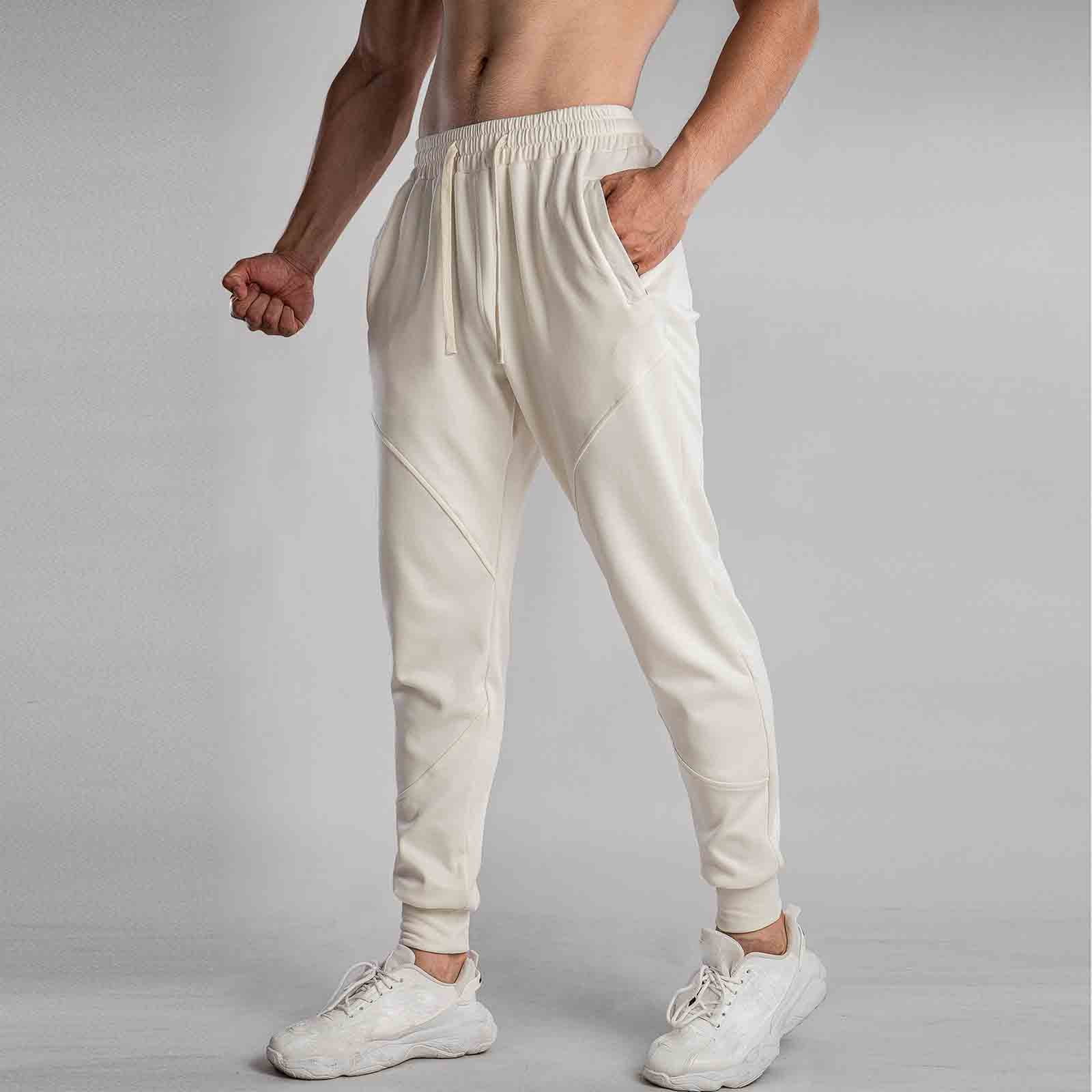 Ceisia Gift Men's Spring/Summer Sports Pants - Solid-Color Breathable ...