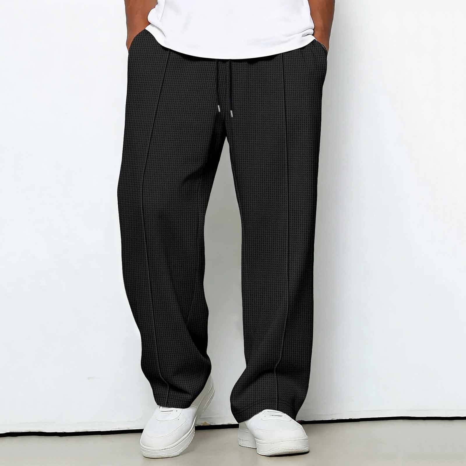 Ceisia Gift Men's Spring/Summer Sweatpants - Solid-Color Casual Loose ...