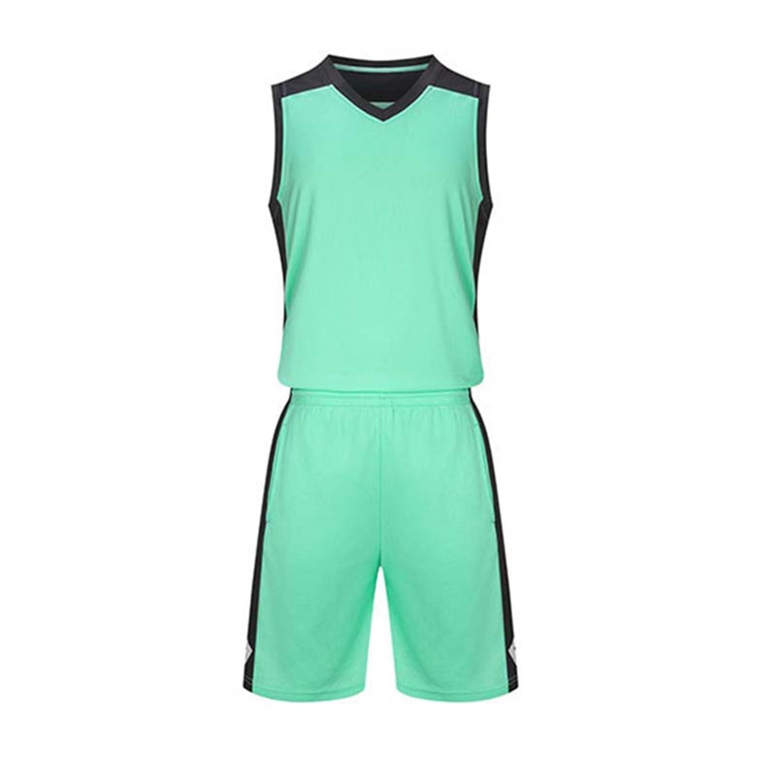 Ceisia Kids' Color Trim Basketball Jersey and Shorts Set Multi-Color ...
