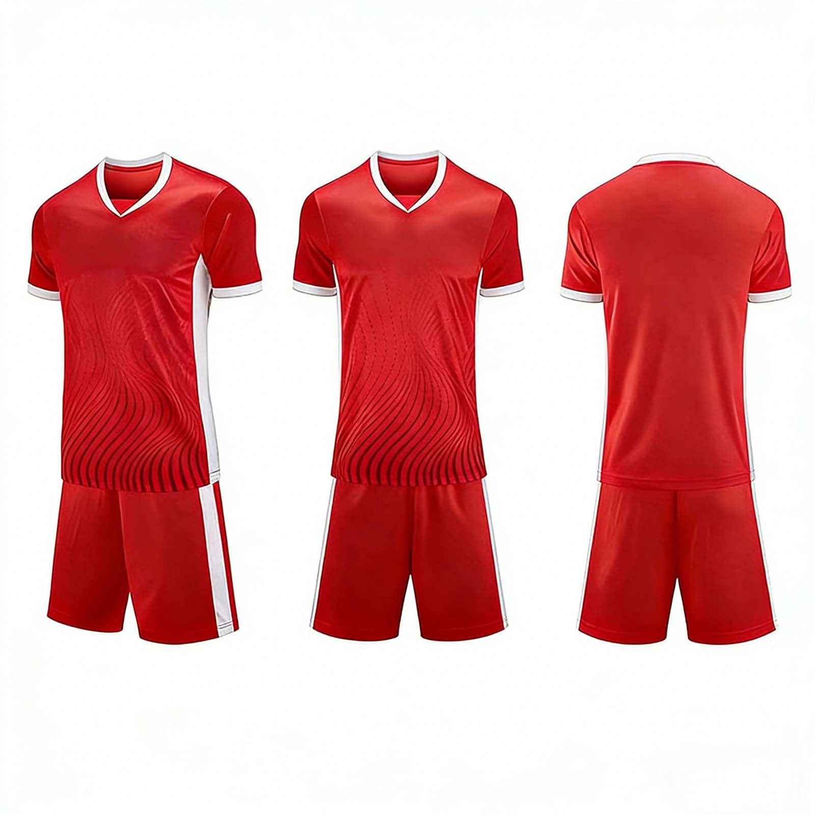 Ceisia Kids Soccer Uniform Set Quick Dry Breathable V Neck Jersey and ...