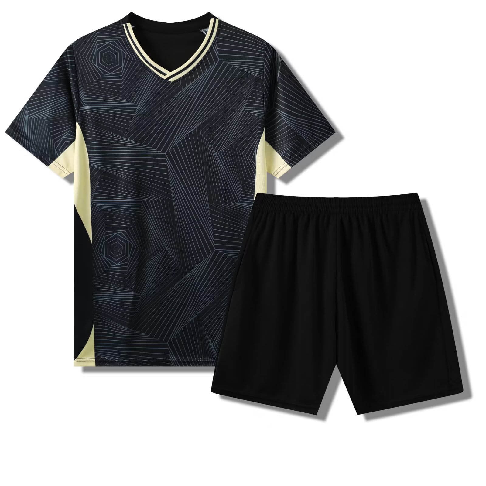 Ceisia Kids Soccer Uniform Set Quick Dry Breathable V Neck Jersey and ...