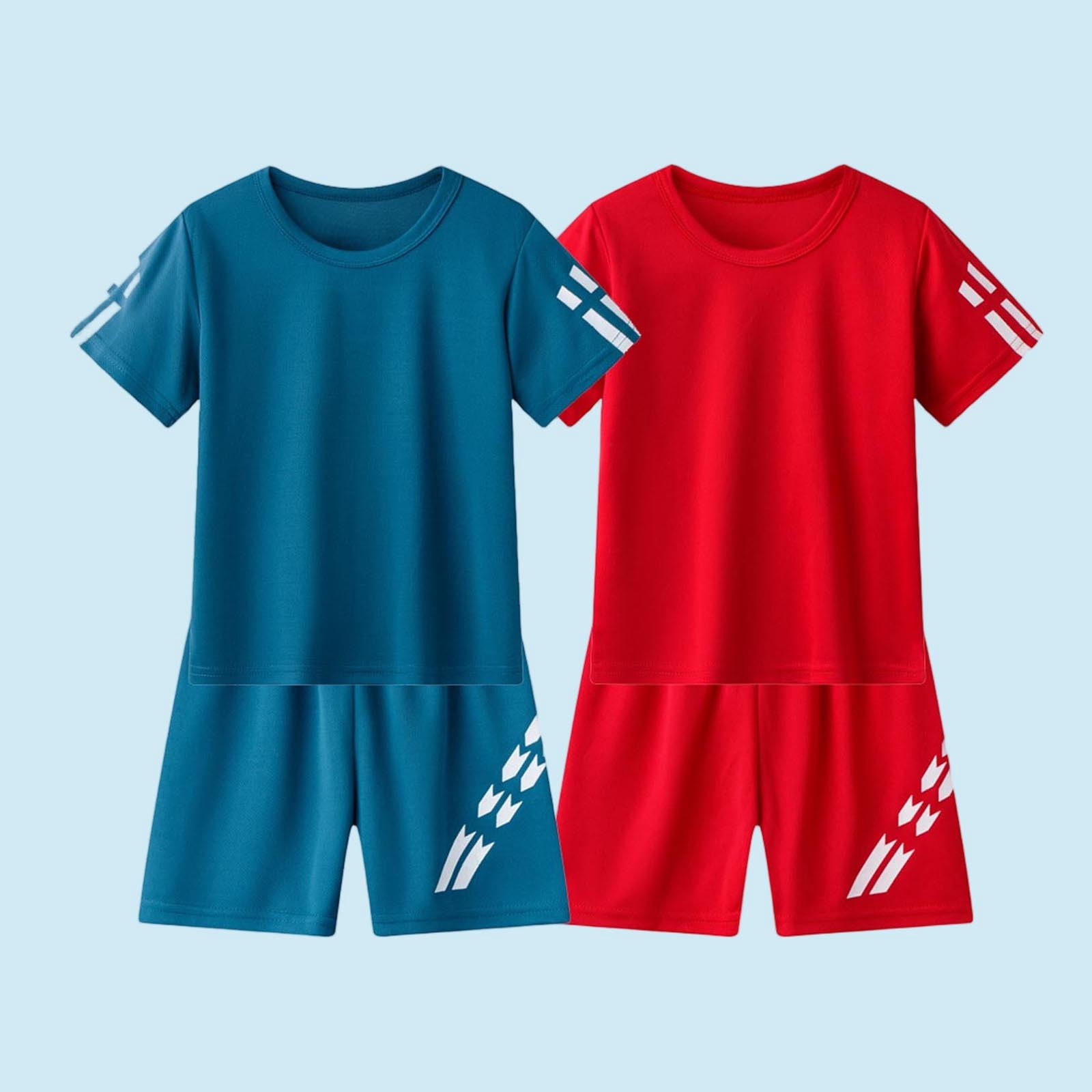 Ceisia Kids Sportswear 2PC Set Quick Dry Breathable T Shirt and Shorts ...