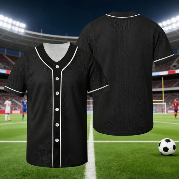 Ceisia Kids' V-Neck Button-Down Baseball Jersey Assorted Colors for ...