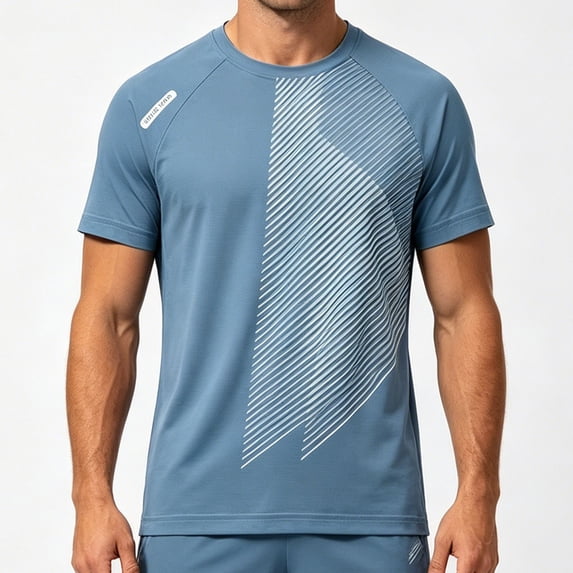 Ceisia Loose Fit Quick Dry Breathable Crew Neck Short Sleeve Workout ...