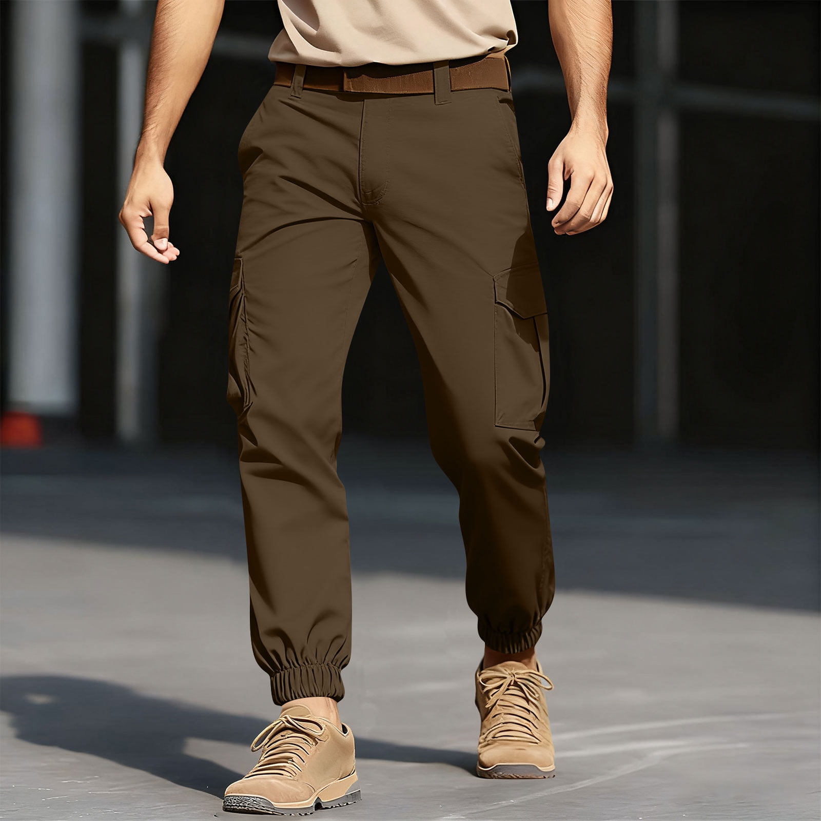 Ceisia Men's All-Season Cargo Pants - Outdoor Fashion Gift Solid Casual ...